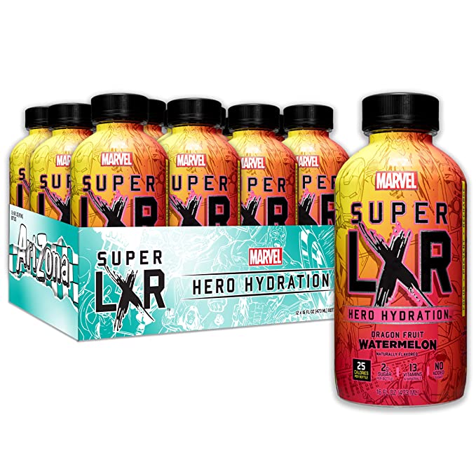 AriZona x Marvel Super LXR Hero Hydration - Dragon Fruit Watermelon ...